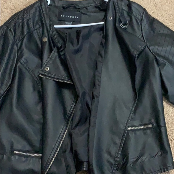 Metaphor | Jackets & Coats | Biker Leather Jacket | Poshmark